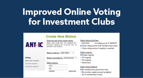 ICLUBcentral - Software and Tools for Investors and Investment Clubs