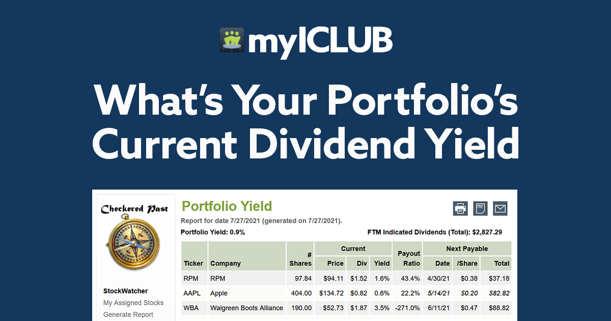 ICLUBcentral - Software and Tools for Investors and Investment Clubs